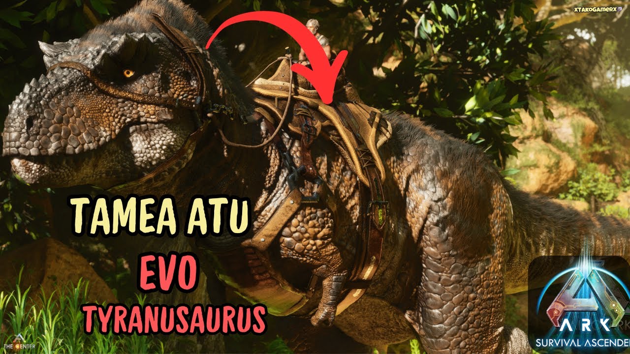 COMO TAMEAR un EVO TYRANNOSAURUS Paleo ARK - Evolution MOD - YouTube