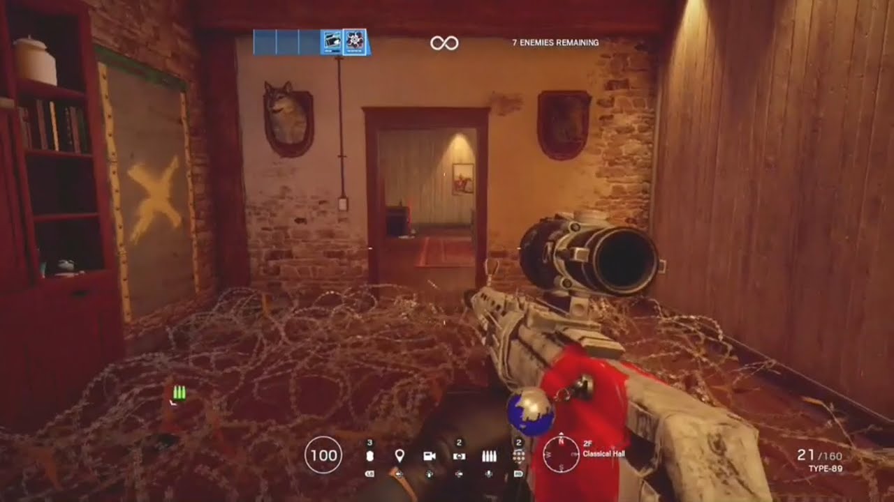 R6 Siege Terrorist Hunt Classic Villa With Squad - YouTube