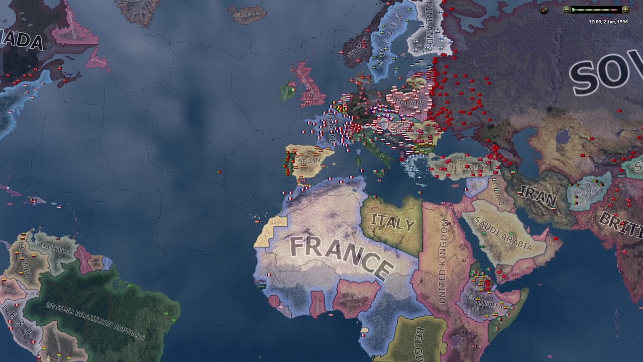 In a world where there is Dominion of Romania - Hoi4 Timelapse - YouTube