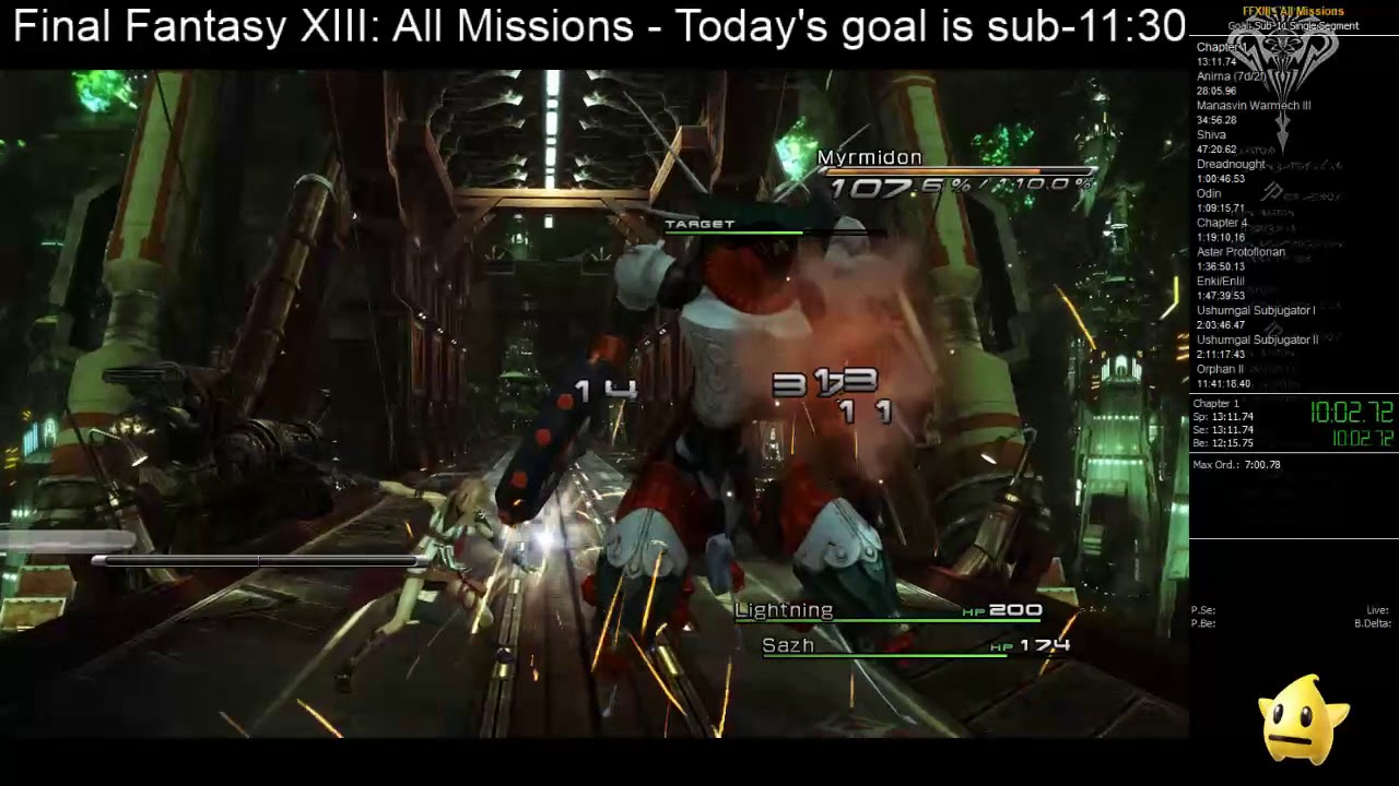 Final Fantasy XIII - All Missions - 11:22:50 - YouTube