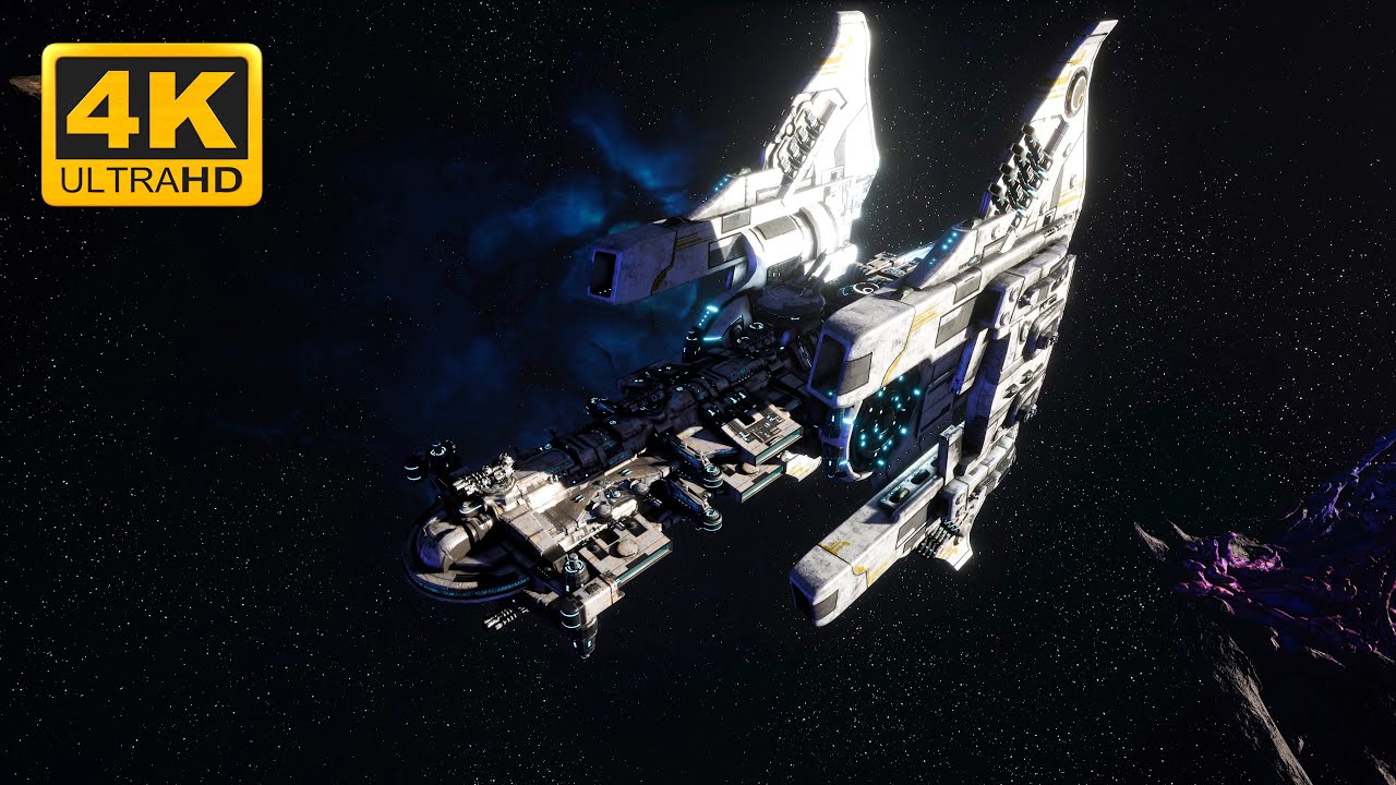 Tau Protector Fleet vs Imperial Navy - Skalgrim Mod - 4K Quality ...