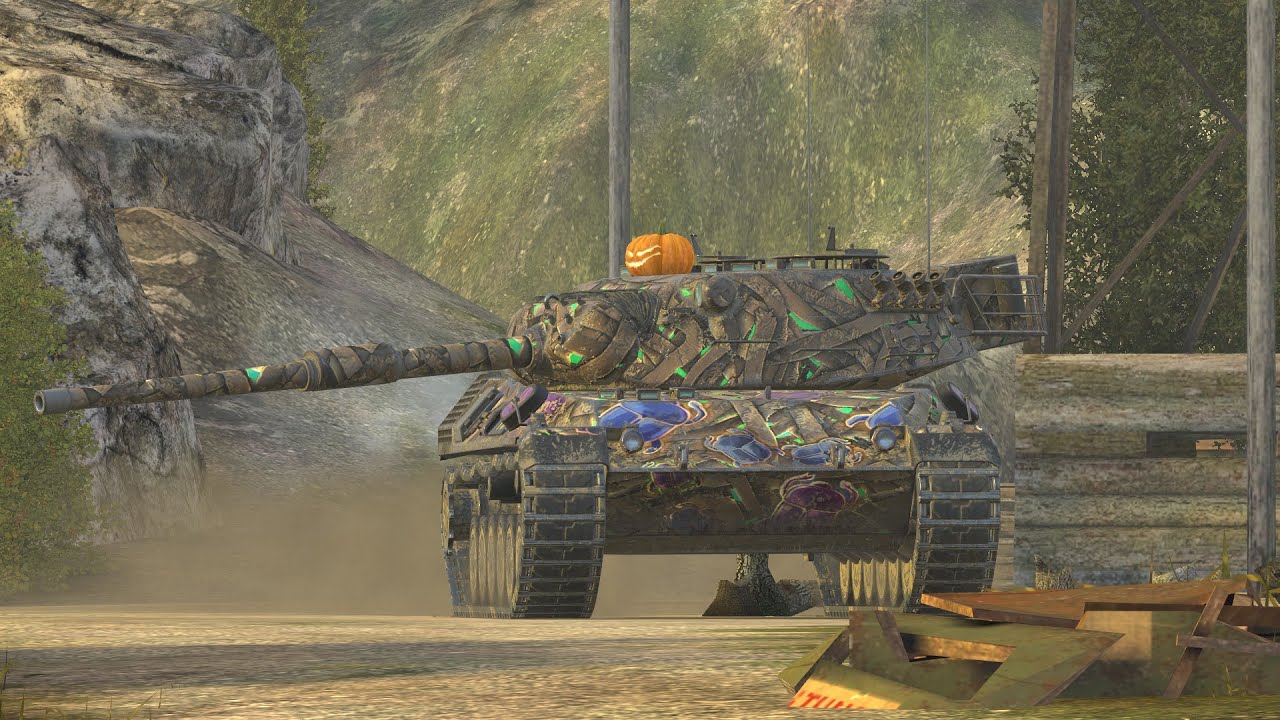 World of Tanks: Blitz Leopard 1 | 5786 DMG | 5 Kills | 245HP 1v4 - YouTube