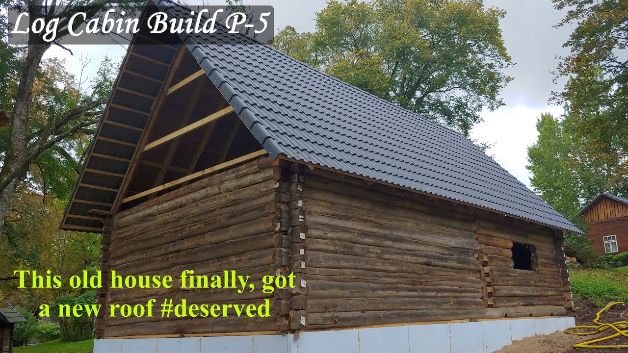 Renovating a 128 year old forgotten log cabin (part5) - building a new ...