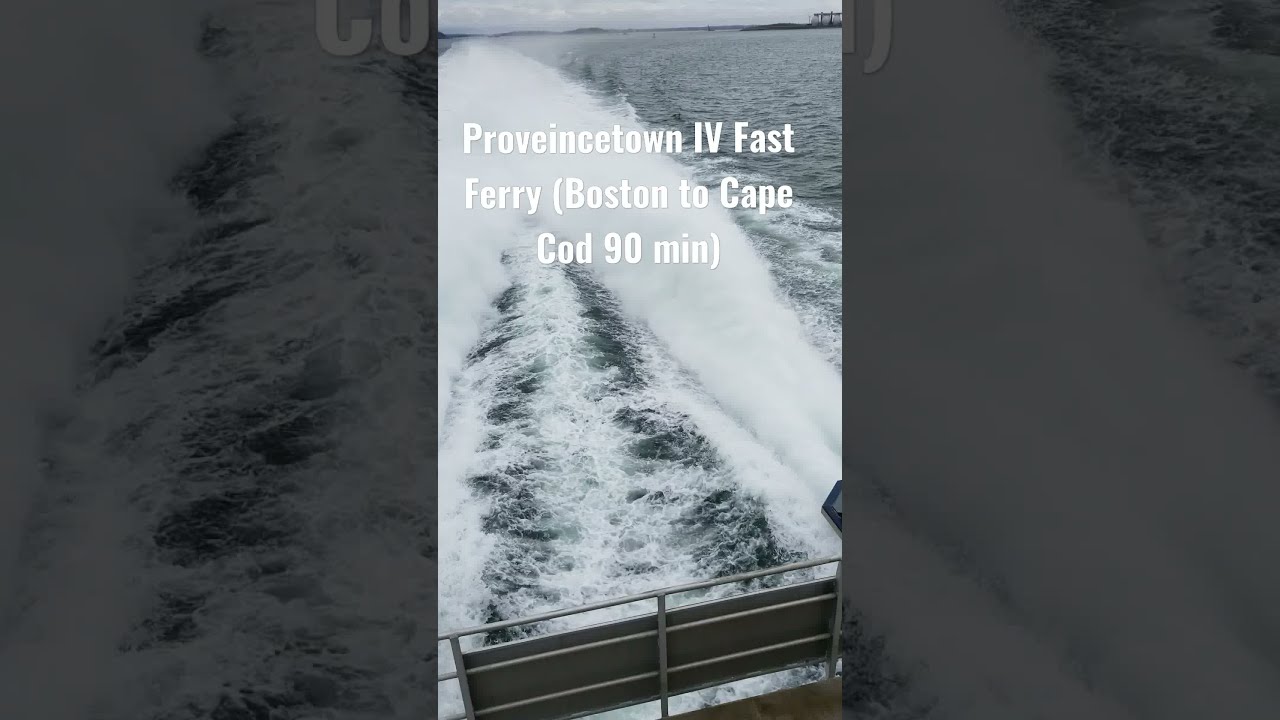 Boston to Provincetown "Fast Ferry" 2 MTU 16V2000 M72 engines #shorts ...