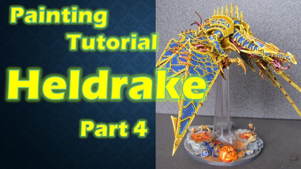 Heldrake Painting Tutorial part 4 - YouTube