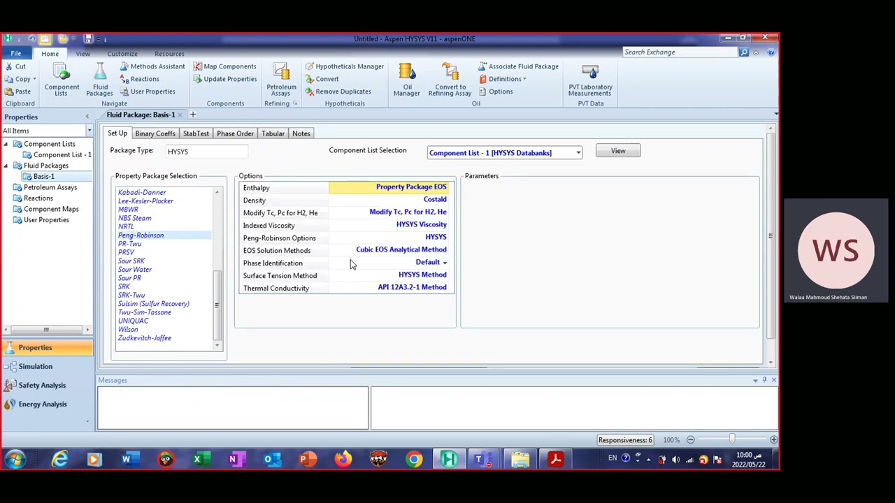 HYSYS Program- محاضرة 3 - YouTube