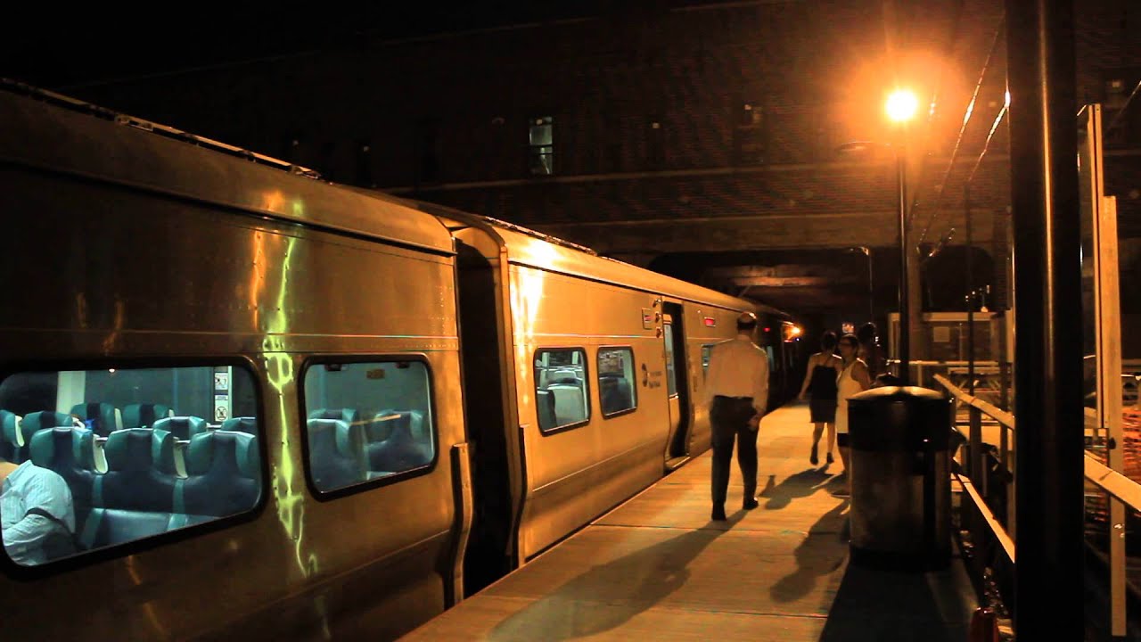 LIRR Main Line: Babylon Bound Train at Kew Gardens RR [M7 EMU] - YouTube