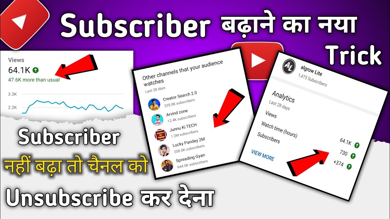 💥Subscriber नहीं बढ़ा तो चैनल को Unsubscribe कर देना🔥YouTube par ...