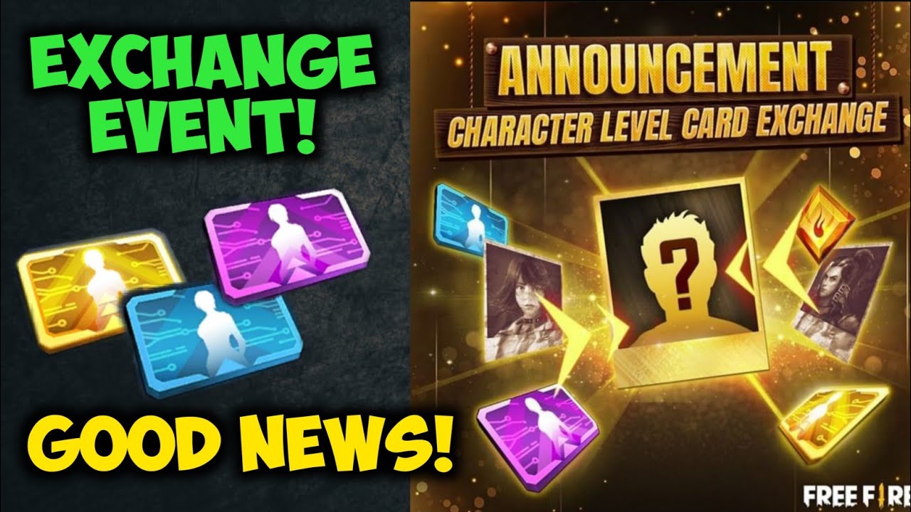 NEW LEVEL UP CARD EXCHANGE EVENT FREE FIRE | LEVEL UP CARD TO UNIVERSAL ...