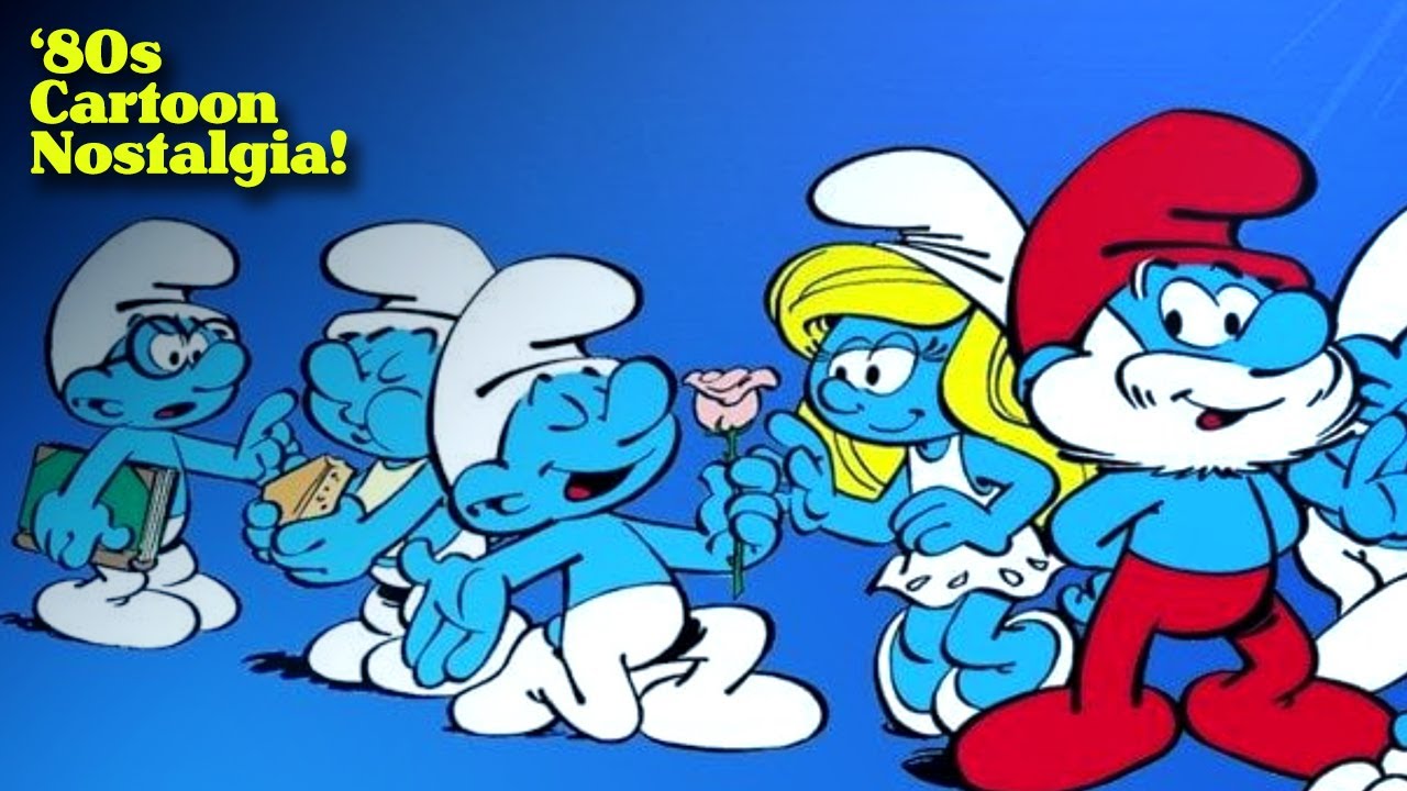 THE SMURFS cartoon intro and theme song from the '80s - YouTube