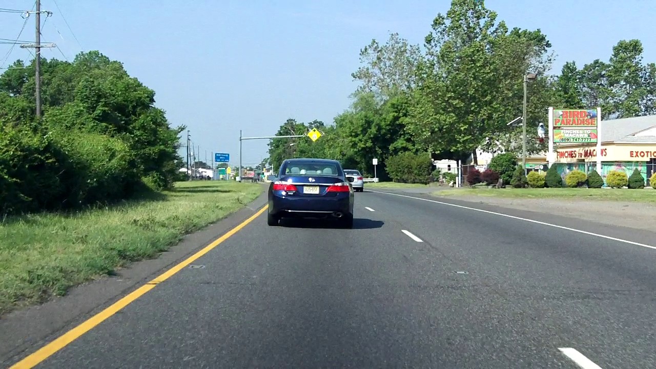US 130 (NJ Turnpike to NJ 413) southbound - YouTube