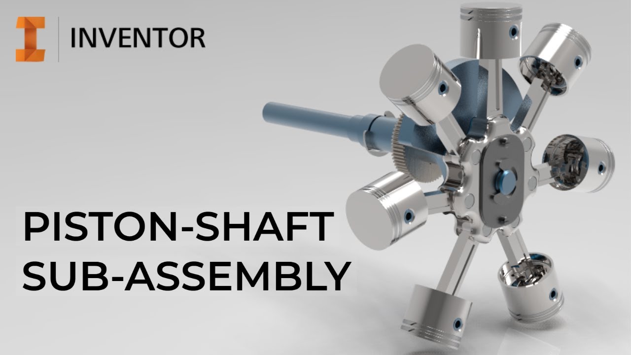 Inventor 2021 | Radial Engine | Assembly 6 - YouTube