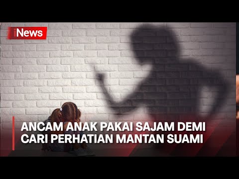 VIRAL! Ibu Ancam Anak Kandung Pakai Senjata Tajam Demi Diperhatikan Mantan Suami