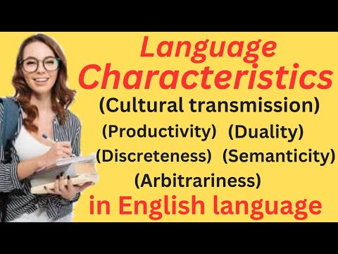 language characteristics, english language characteristics, language ...