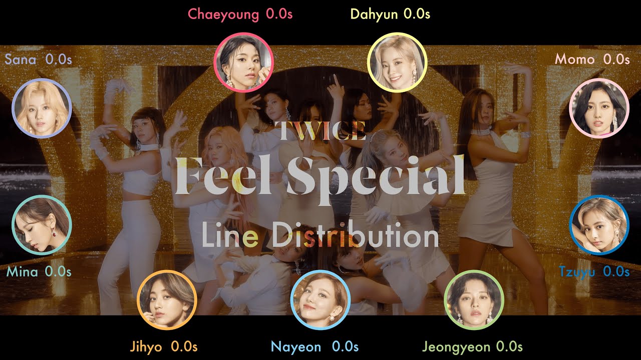 TWICE - Feel Special (Line Distribution + Color Coded Lyrics) - YouTube