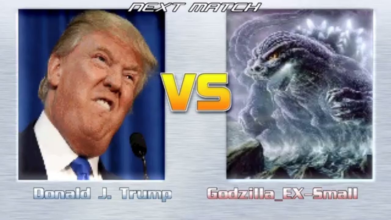 (mugen) Donald Trump Vs. Mini Godzilla - YouTube