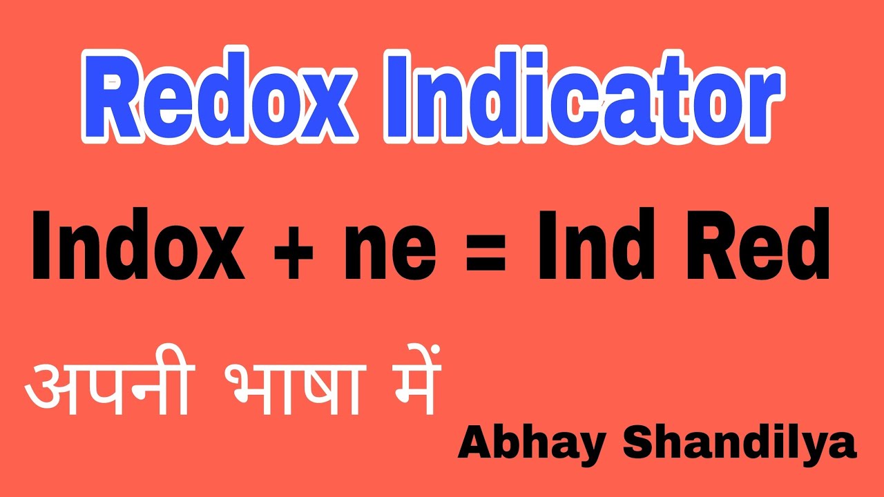 Redox Indicator (Redox Titration) #22 | Titration - YouTube