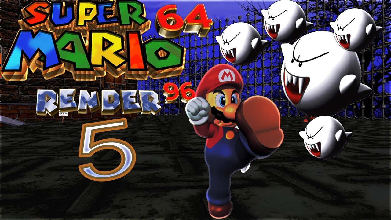 Super Mario 64 Render 96 #5 Die Buu Huus haben ein karosel in der Big ...