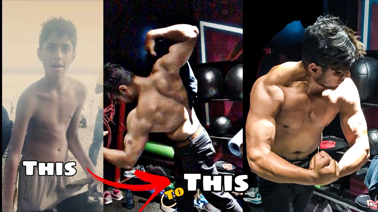 My 3 years natural body transformation | Weight gain journey | 45kgs to ...