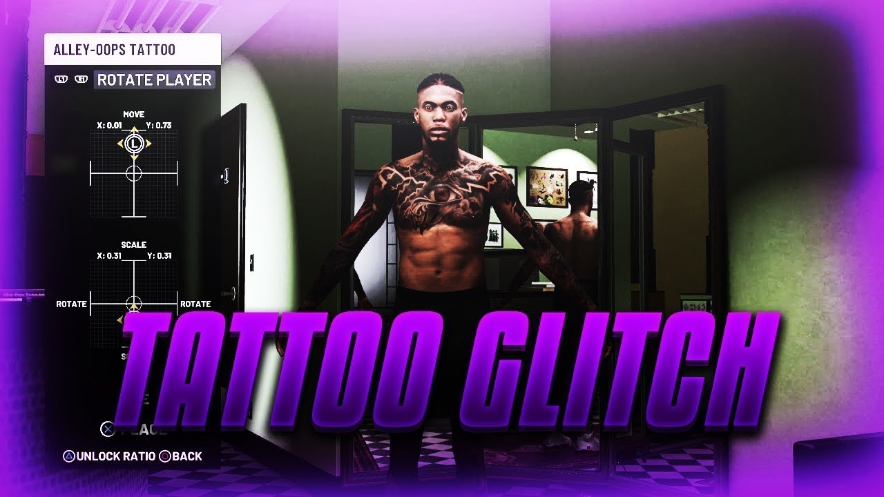NBA 2K19 TATTOO BLOODY BODY TATTOO GLITCH! BEST TATTOO TUTORIAL! - YouTube