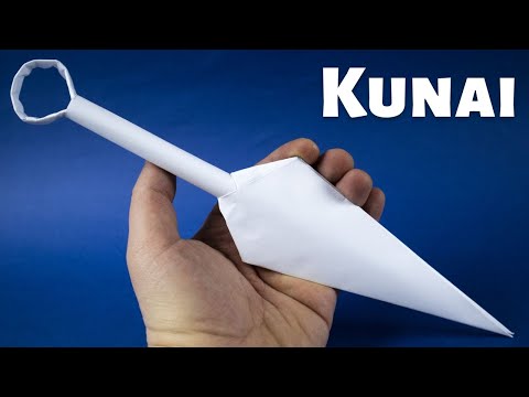 Come Fare un Kunai di Carta | Origami KUNAI 🔥