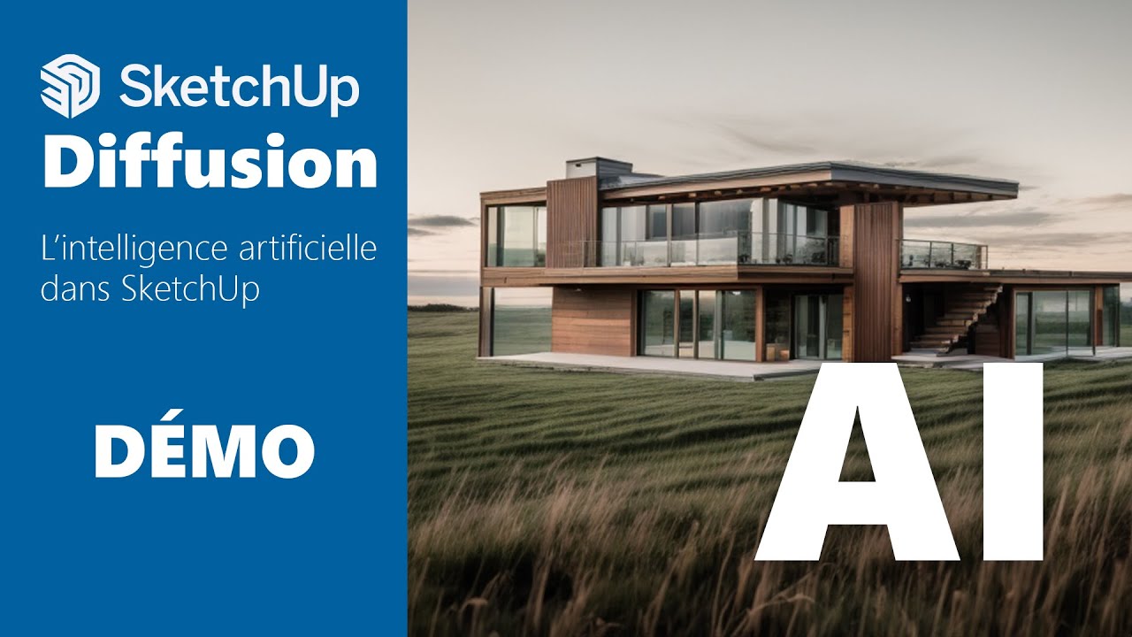 SketchUp Diffusion - L'intelligence Artificielle dans SketchUp - YouTube