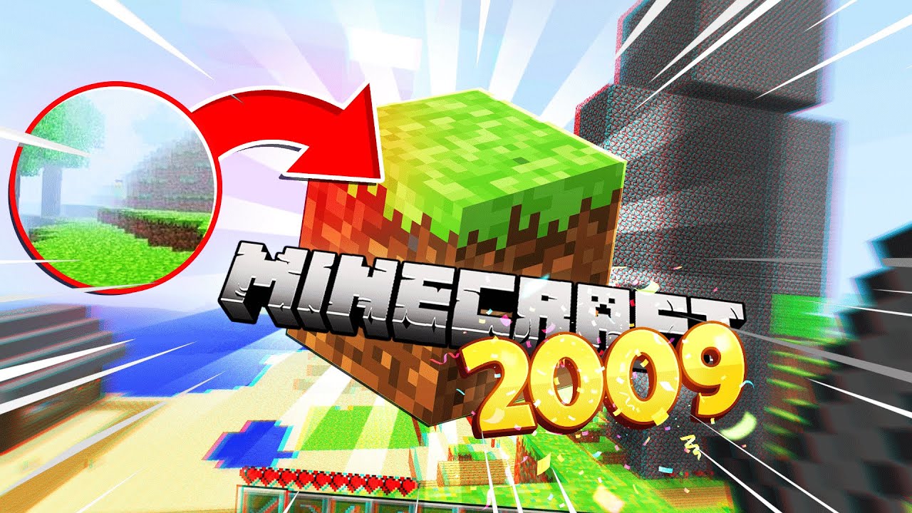 MINECRAFT EM 2009! (BETA) - YouTube