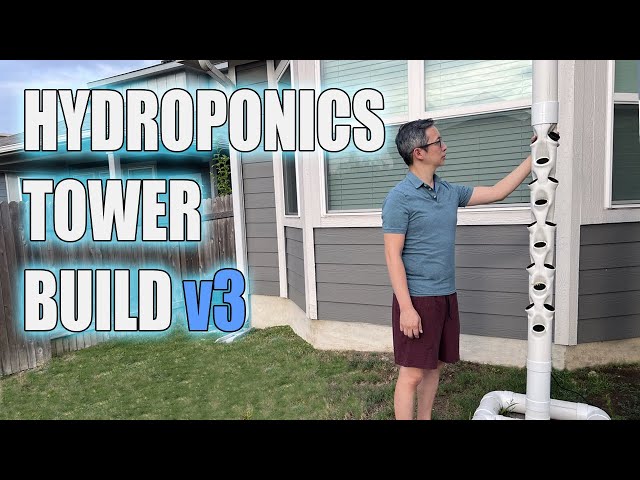 Build A Hydroponic Tower DIY Vertical Hydroponic Tower Indoor