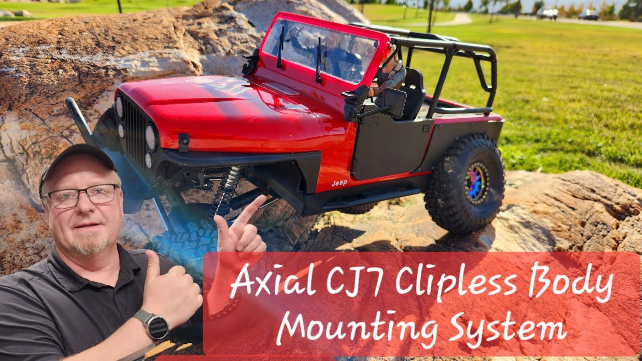 Axial CJ7 Clipless Body Mounting System Install - YouTube