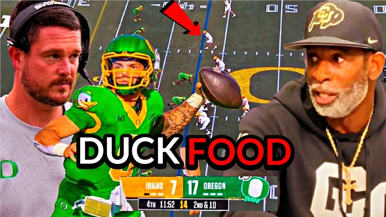 DUCK TALES 🤣 Deion Sanders OPPS Oregon Ducks & Dan Lanning Gets ...