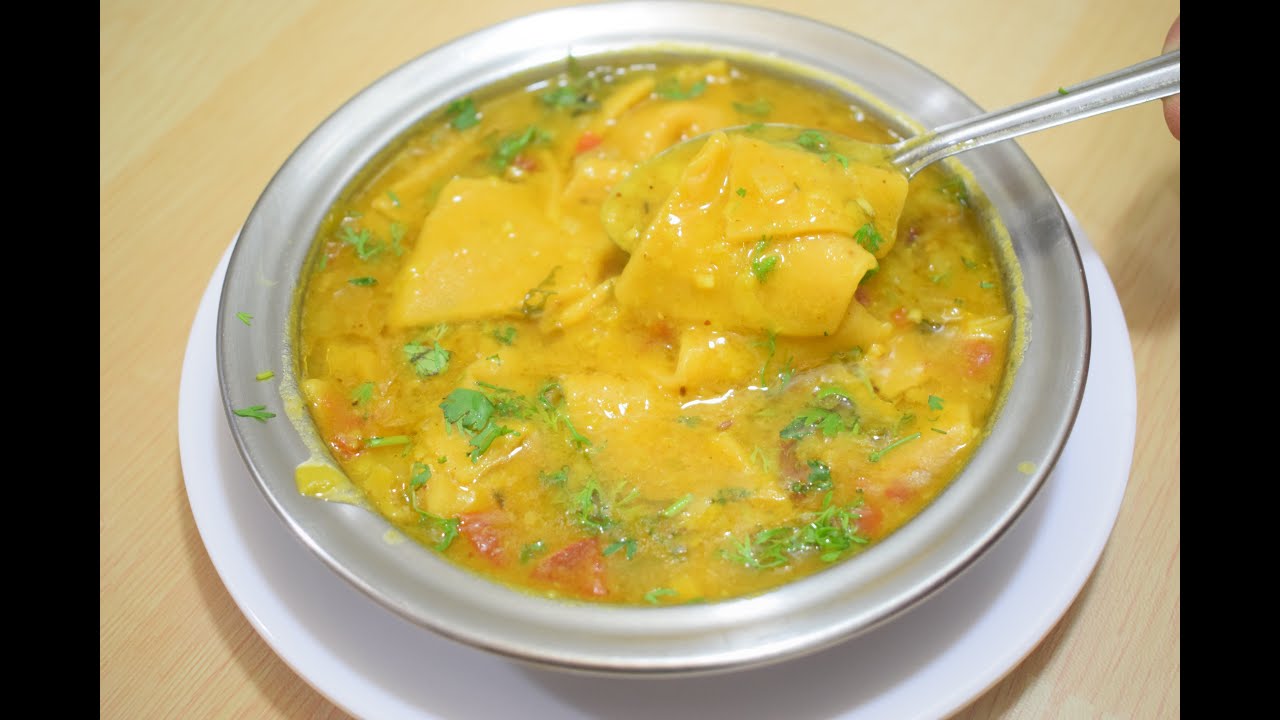 चमचमीत वरणफळं -चकोल्या - दाल ढोकळी रेसीपी - Chakolya Recipe-Dal Fal ...