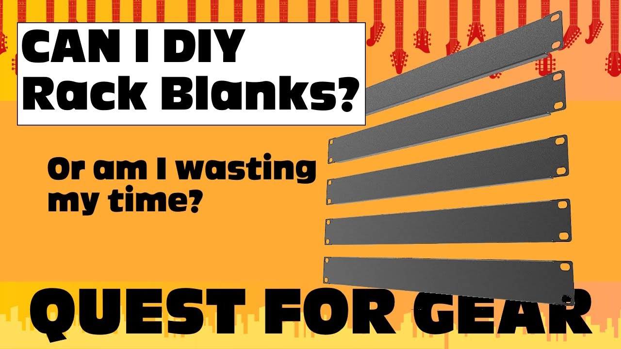 DIY Rack Blanks? Or am I wasting my time? - YouTube