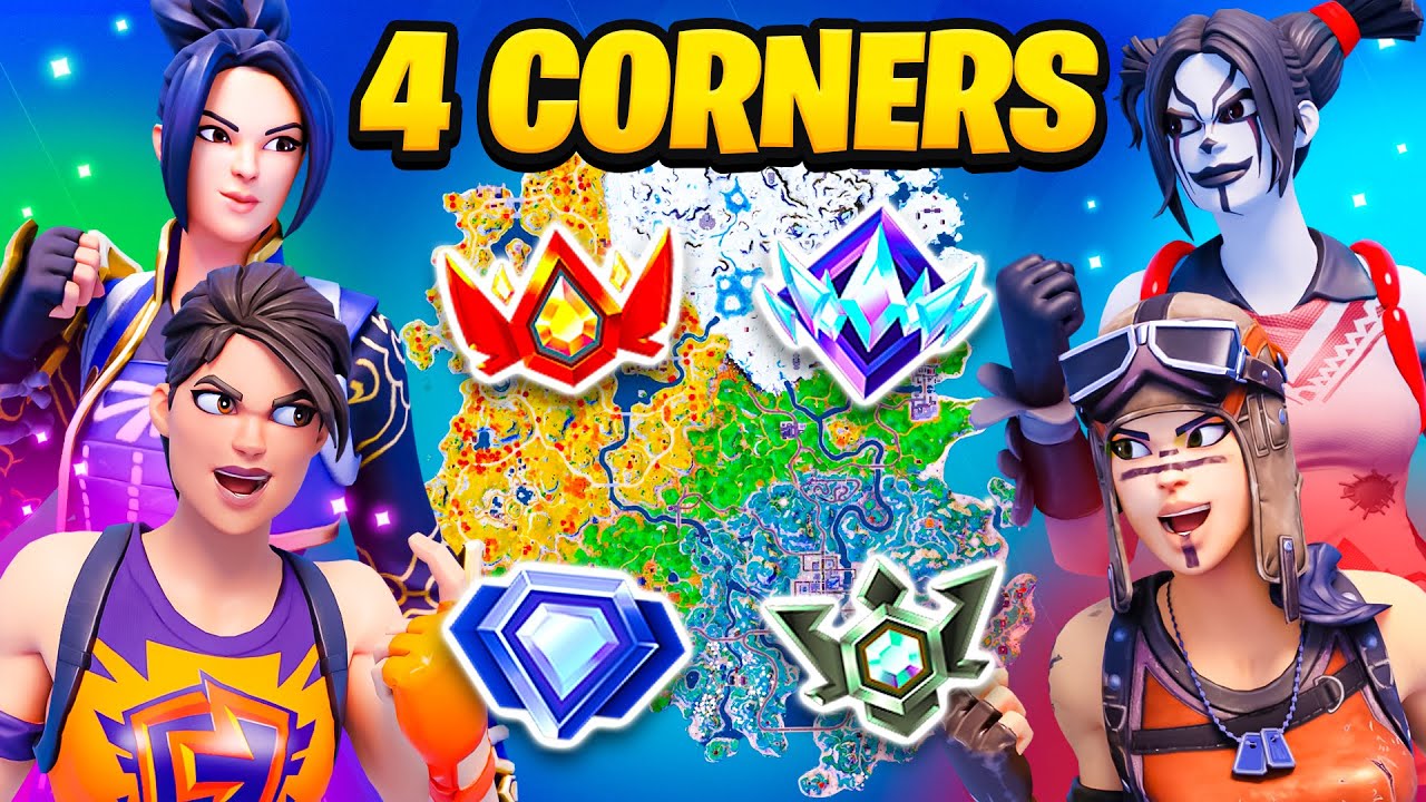THE EXTREME 4 CORNER CHALLENGE IN RANKED... - YouTube
