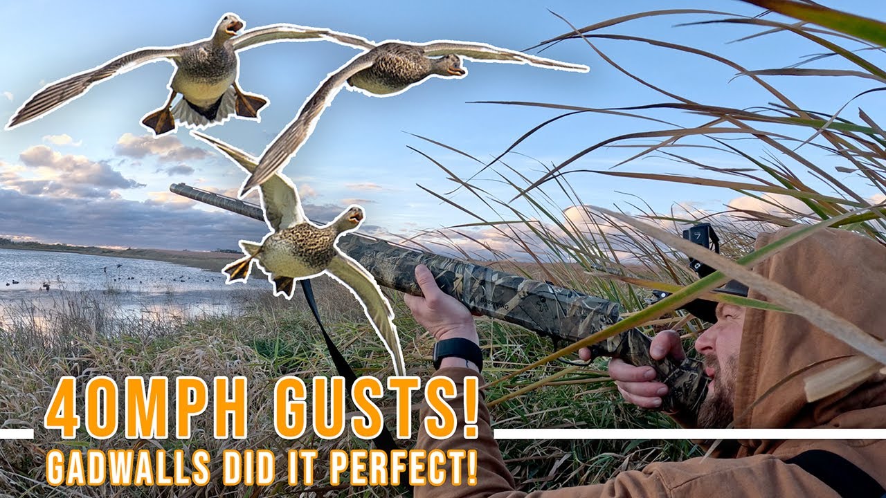 Extreme High Winds Duck Hunt | Hunting Ducks in Relentless Weather ...