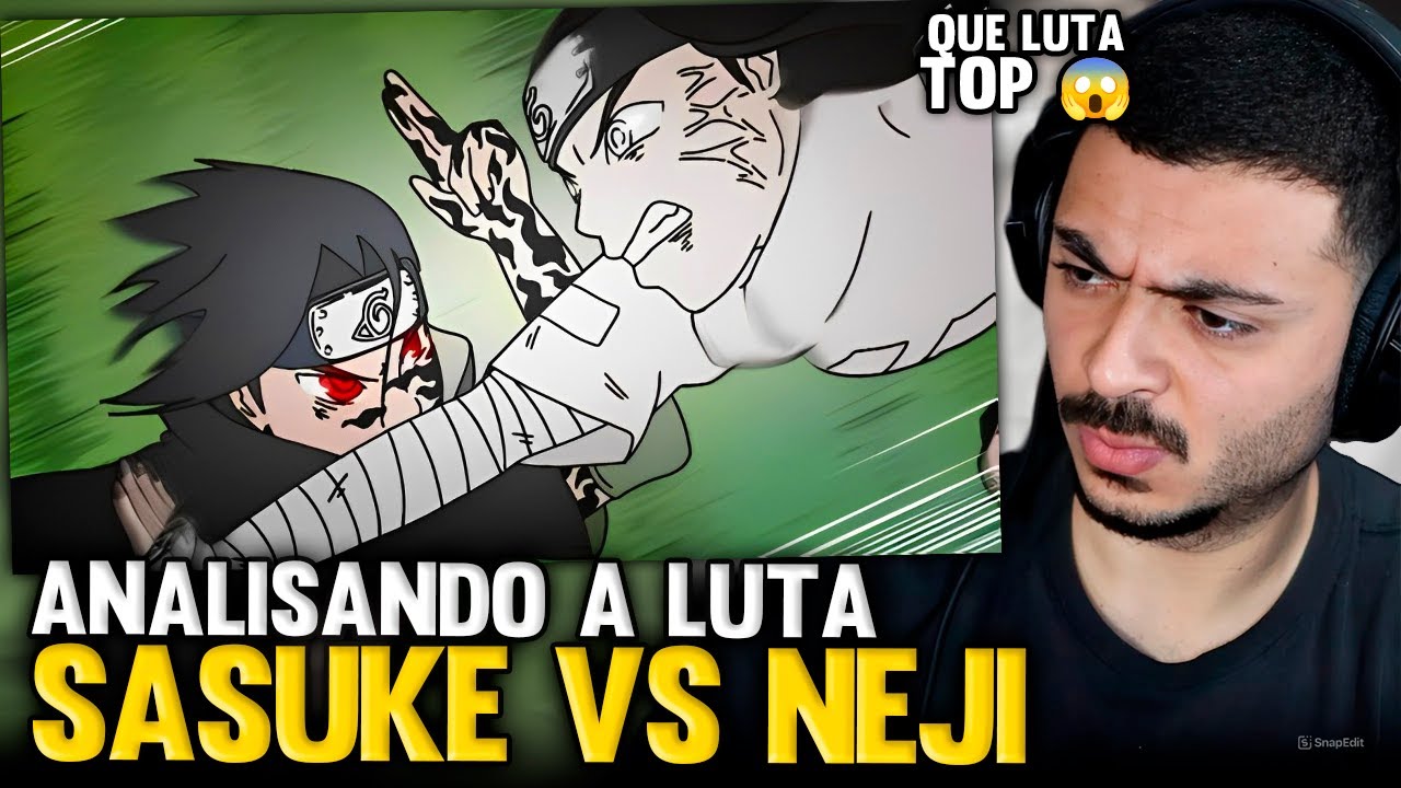 KAMUZ REAGE: SASUKE vs NEJI NAS PROVAS CHUNIN - QUEM VENCEU? | Fan ...