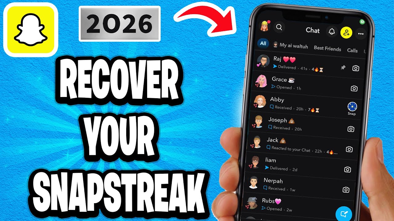 How To Recover Snapchat Streak | Get Snapchat Streak Back - 2026 - YouTube
