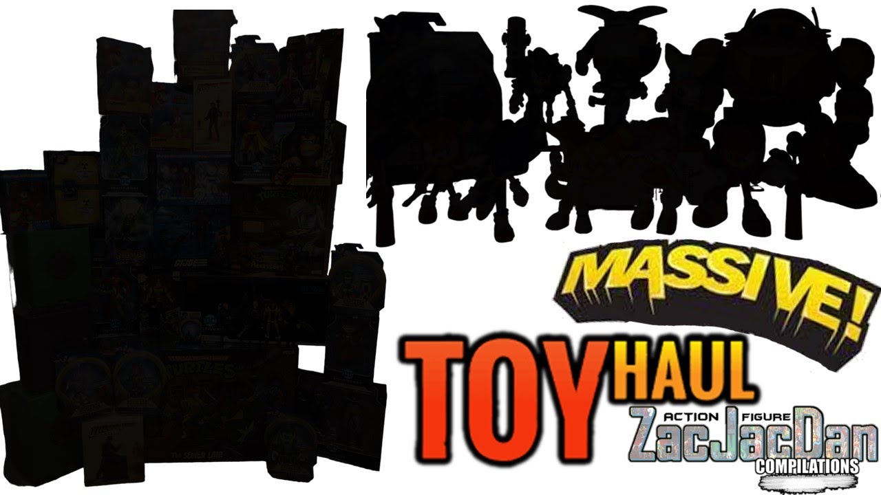 ZacJacDan - Massive Toy Haul - Action Figure Collection updates - YouTube
