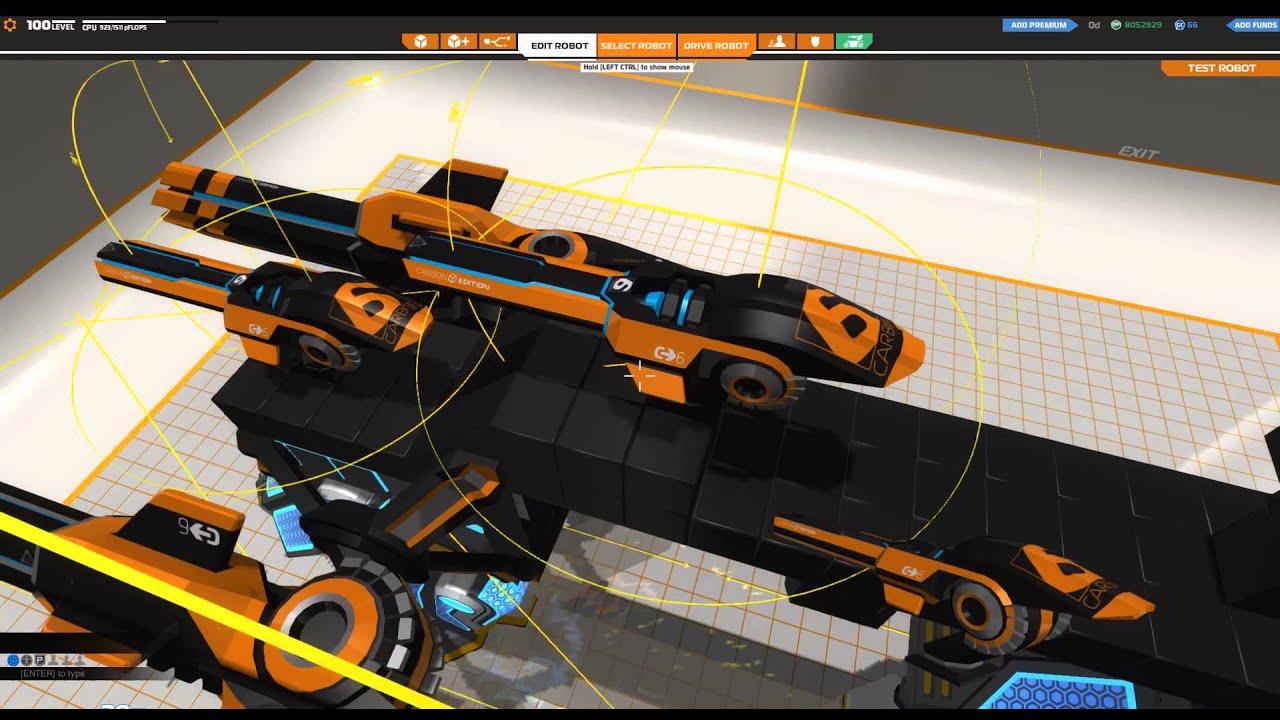 Robocraft Tutorial + gameplay - Mech Robot with 4 legs - YouTube