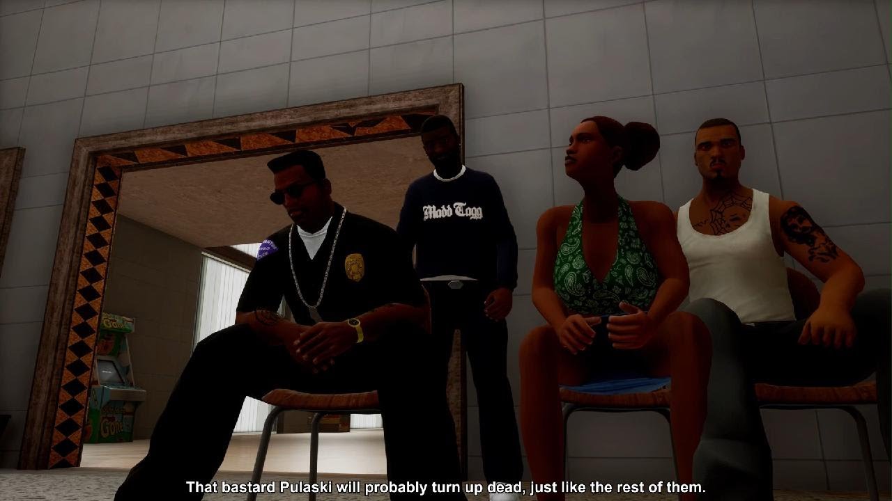 Grand Theft Auto: San Andreas – The Definitive Edition Riot - YouTube