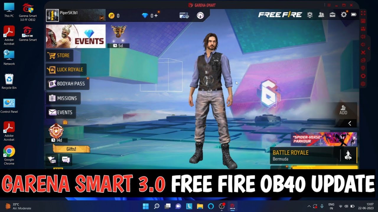 GARENA SMART 3.0 FREE FIRE OB40 BEST EMULTOR FOR LOW END PC 2GB RAM ...