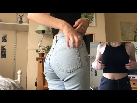 ASMR Top and Jeans scratching 🖤