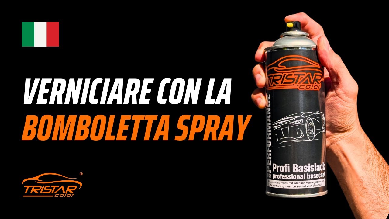 TRISTARcolor - Verniciare con la bomboletta spray - YouTube