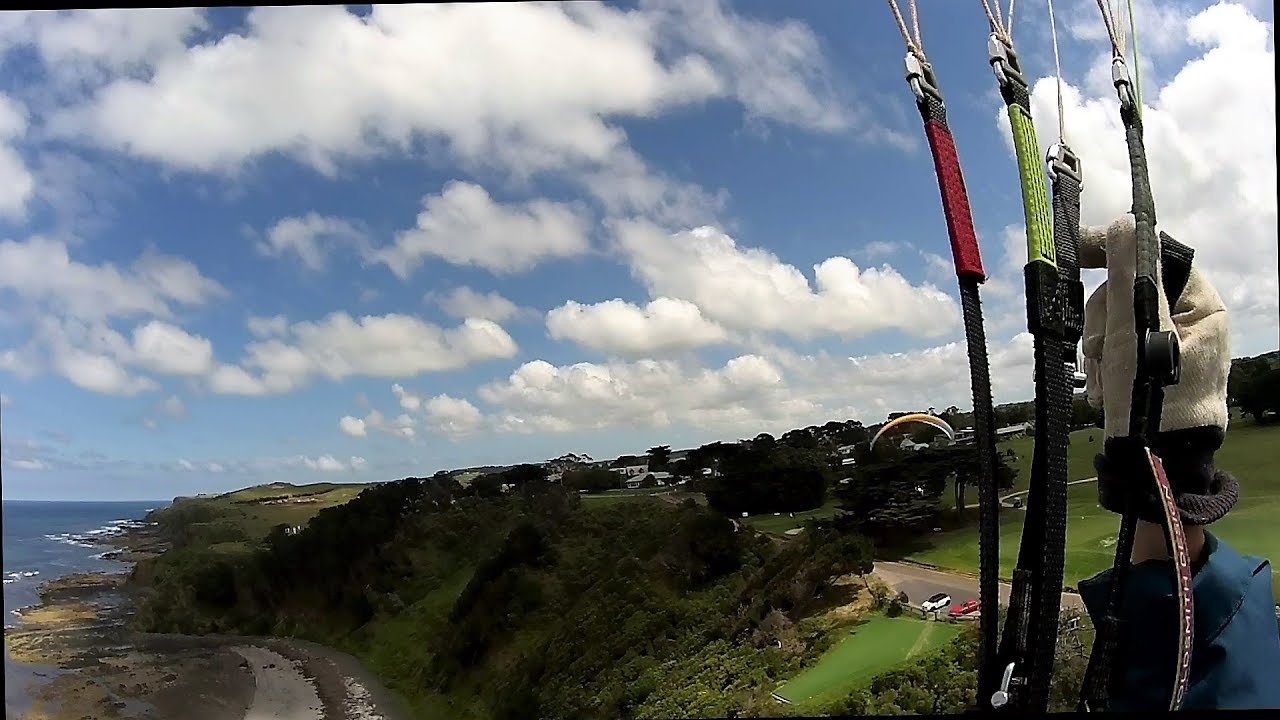 181116 Paragliding Flinders Golf Course Victoria Australia - YouTube