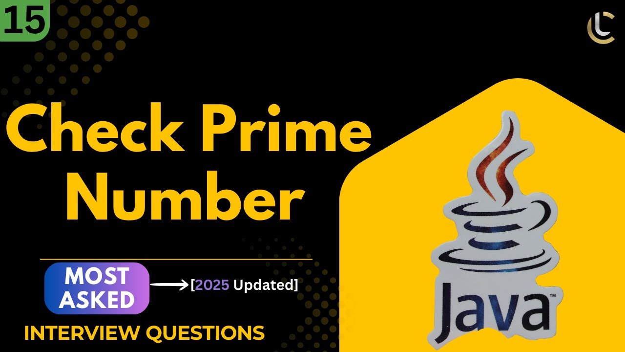 Java Program to Check Prime Number | Prime Number in Java Explained for ...