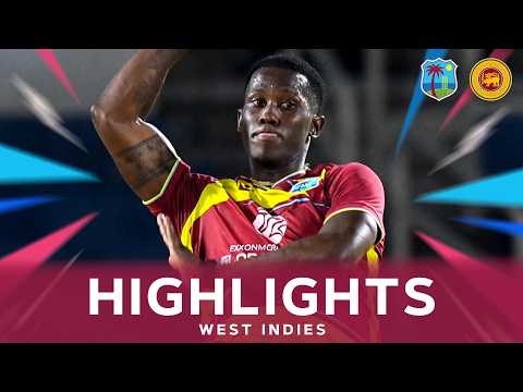 Joseph Takes 5-Fer and Rutherford Hits 54* | Highlights | West Indies v Sri Lanka | 3rd T20