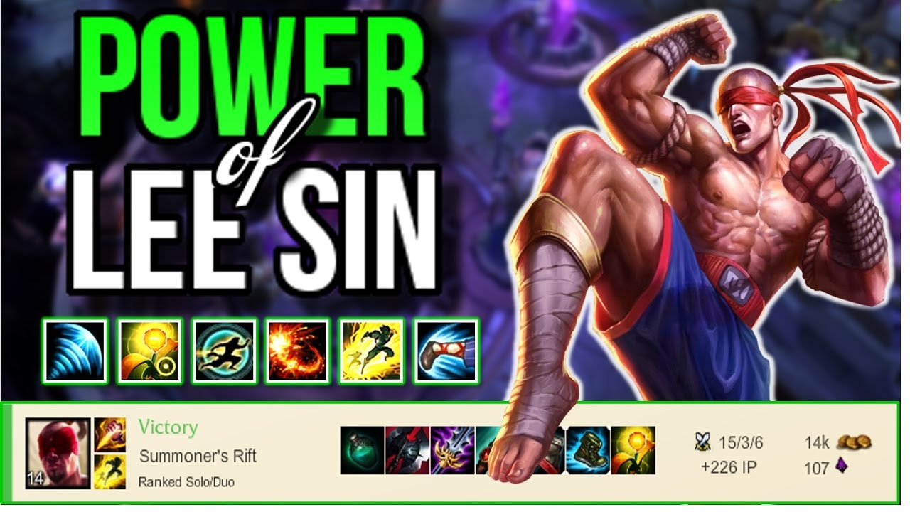 THE POWER OF LEE SIN | Solo Carrying with Lee Sin (Full Gameplay ...