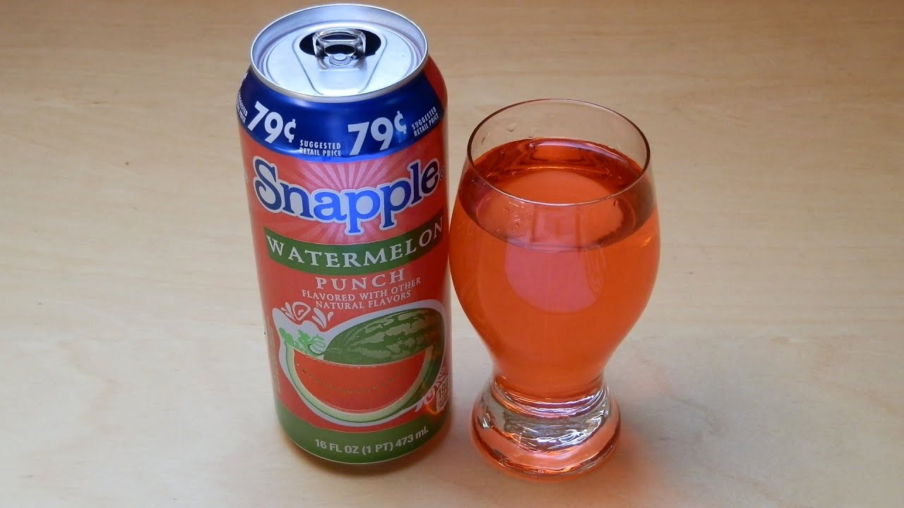 Snapple Watermelon Punch - YouTube