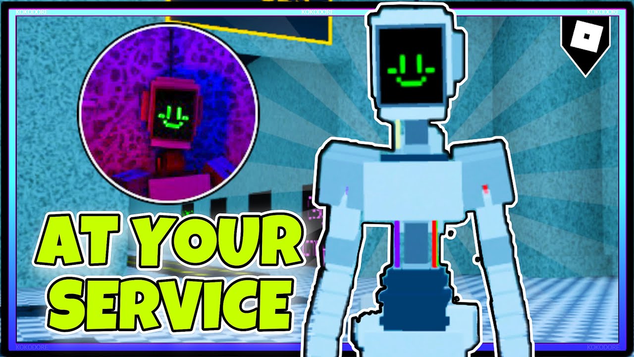 How To Get “AT YOUR SERVICE” BADGE + STAFF BOT SKIN/MORPH in FAZBEAR’S ...