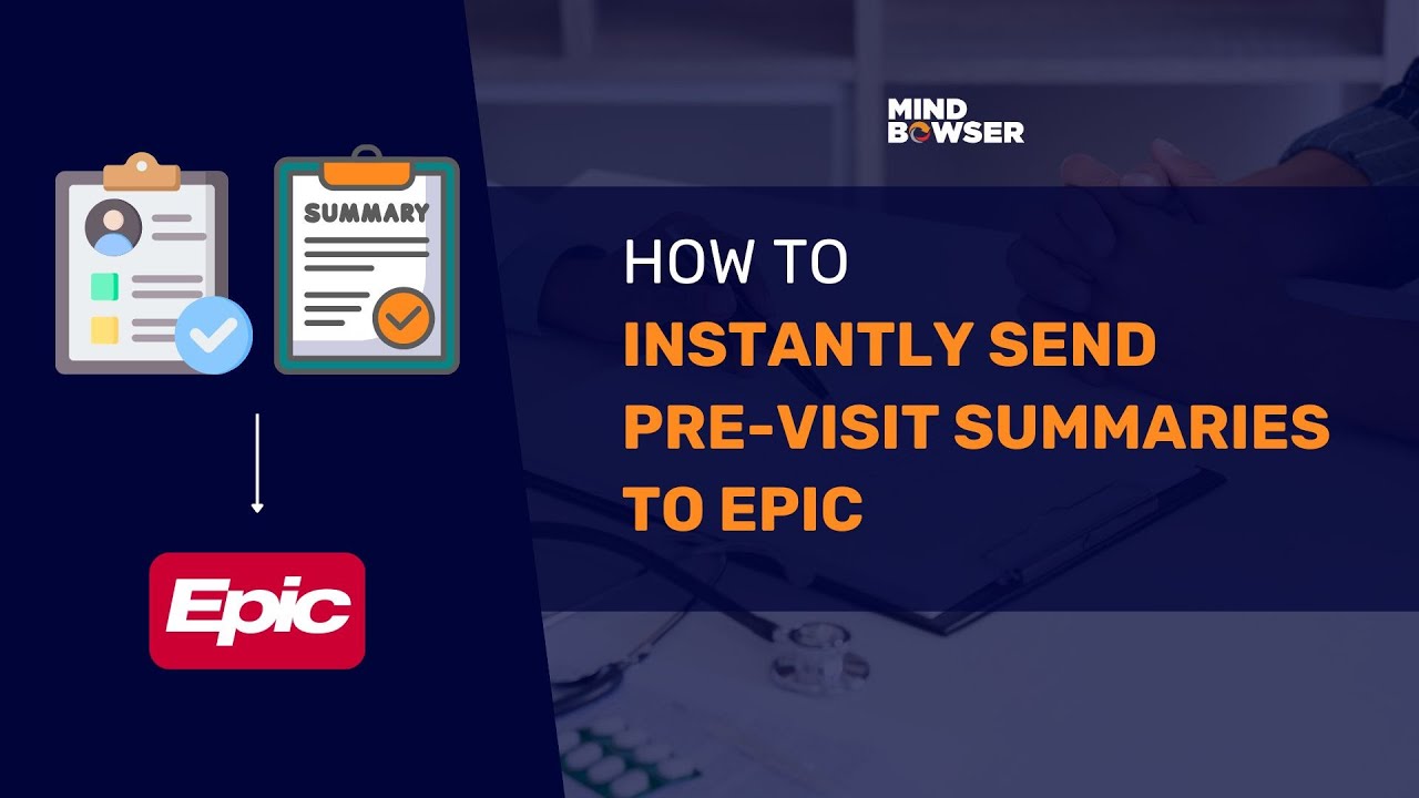How to Instantly Send Pre-Visit Summaries to Epic - YouTube