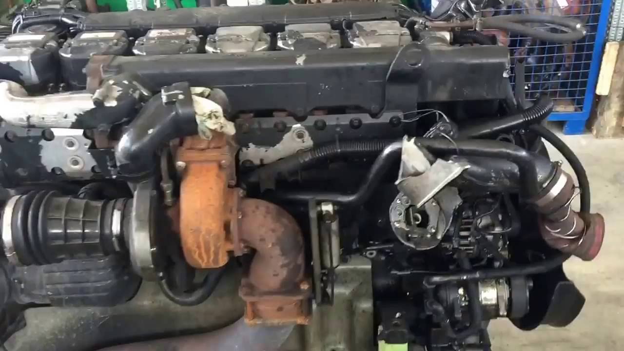 Motore MAN TGA 410 ( D2866 LF28 ) - YouTube